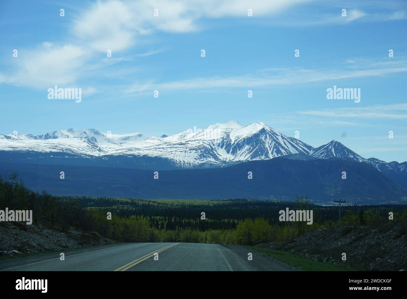 mountains of Alaska and the Yukon taken in MAY 2017 Stock Photo - Alamy