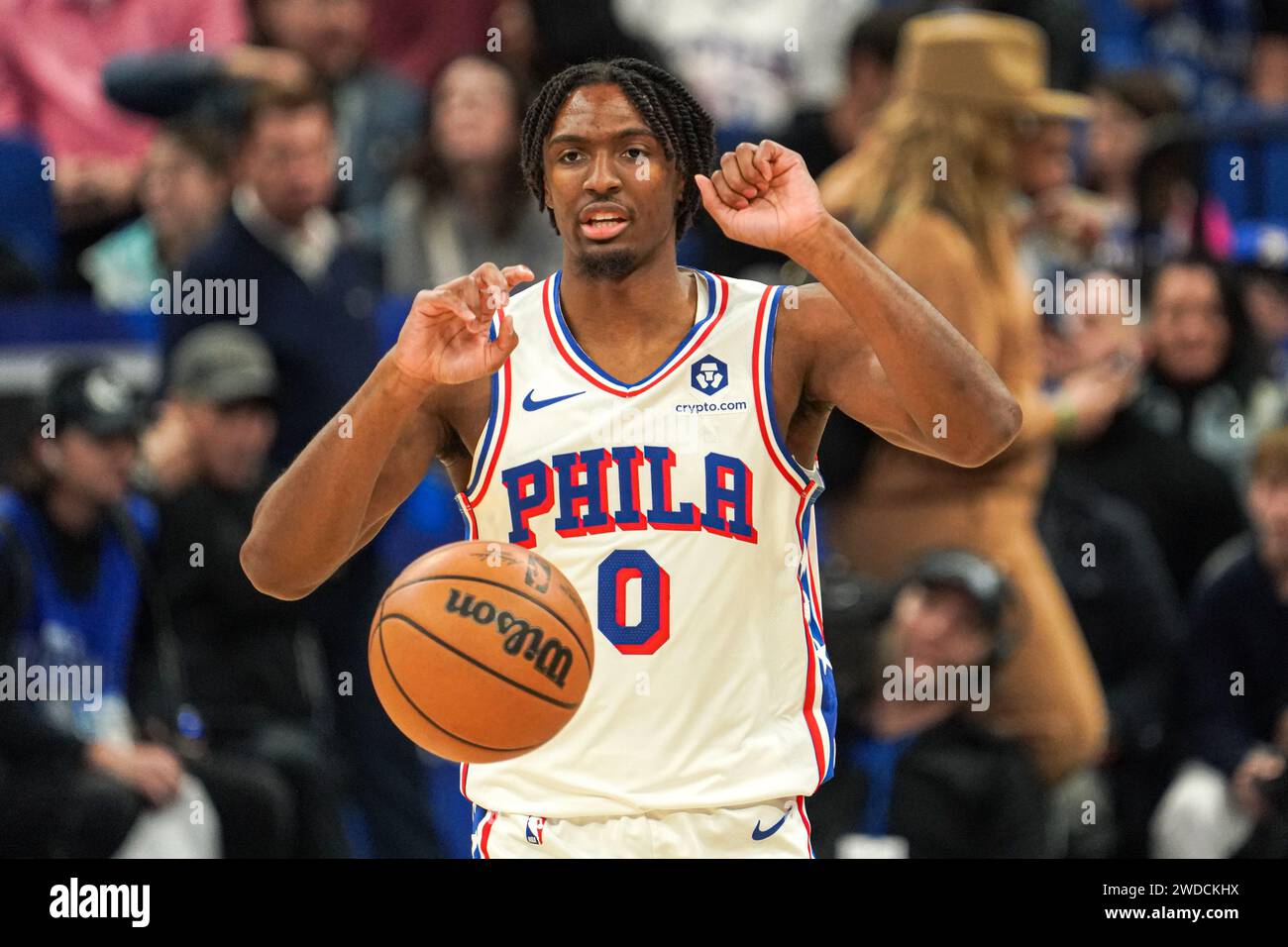 Tyrese maxey 2024 hi-res stock photography and images - Alamy