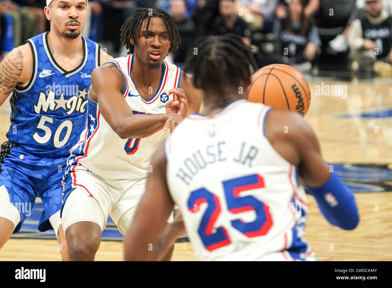 Orlando, Florida, USA, January 19, 2024, Philadelphia 76ers guard ...