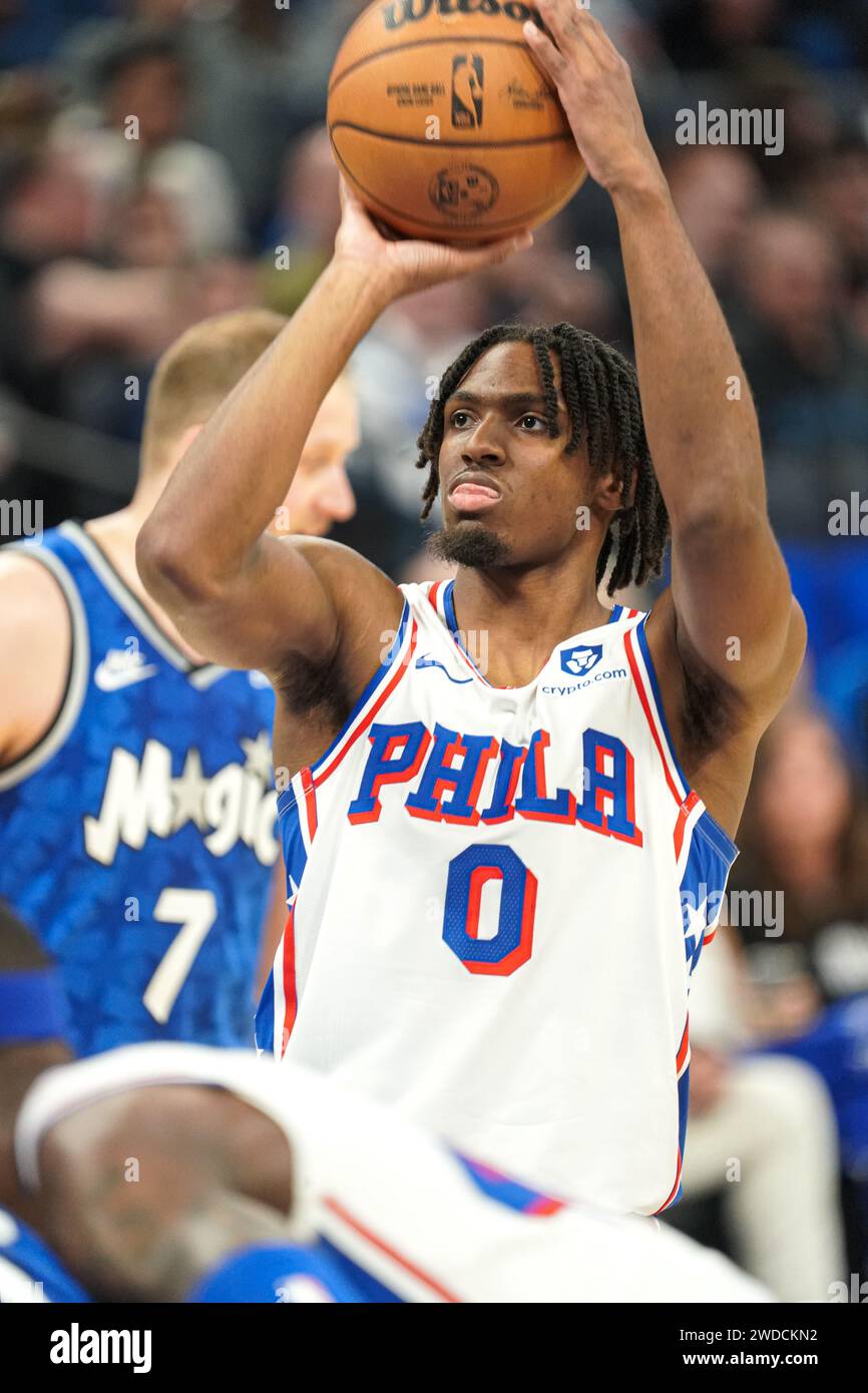 Orlando, Florida, USA, January 19, 2024, Philadelphia 76ers guard ...