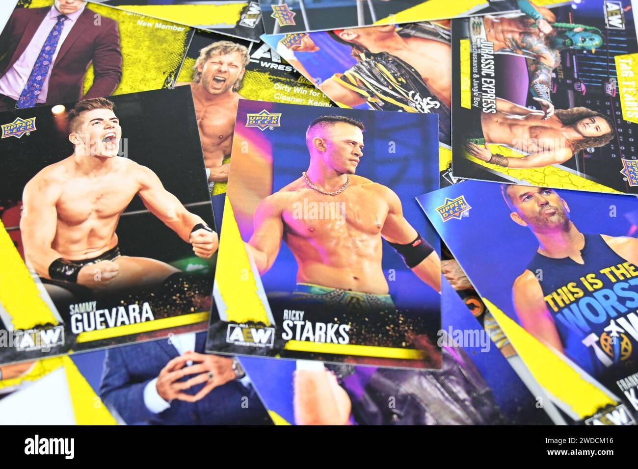 Aew cards hi-res stock photography and images - Alamy