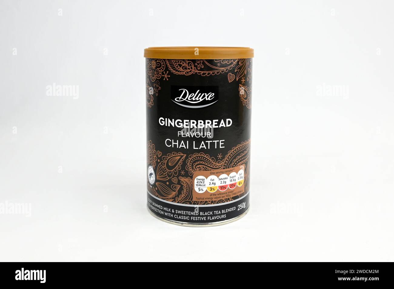 Deluxe gingerbread flavoured chai latte from Lidl – Wales, UK – 19 ...