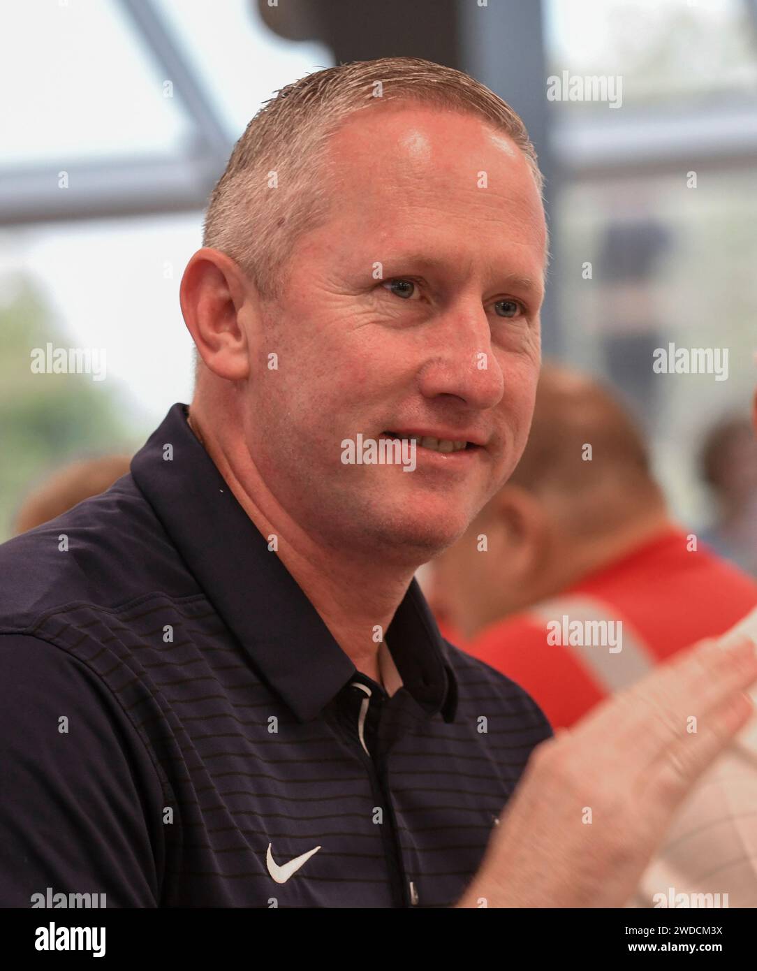 Then-Interim Lincoln University President John Moseley holds up his ...
