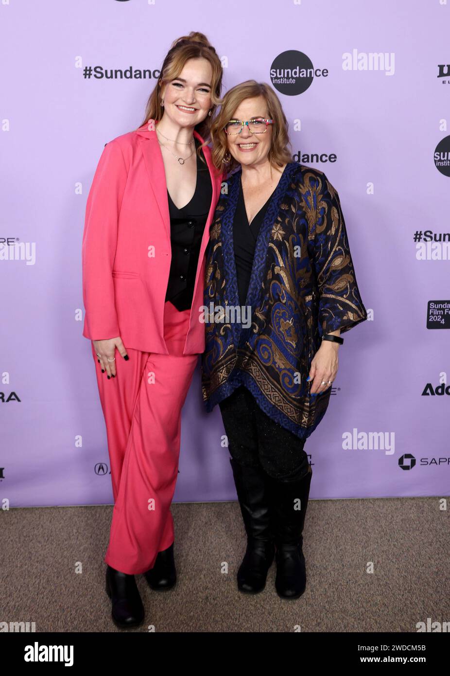 Park City, USA. 18th Jan, 2024. Maddie Rowan and mother arriving to the ...