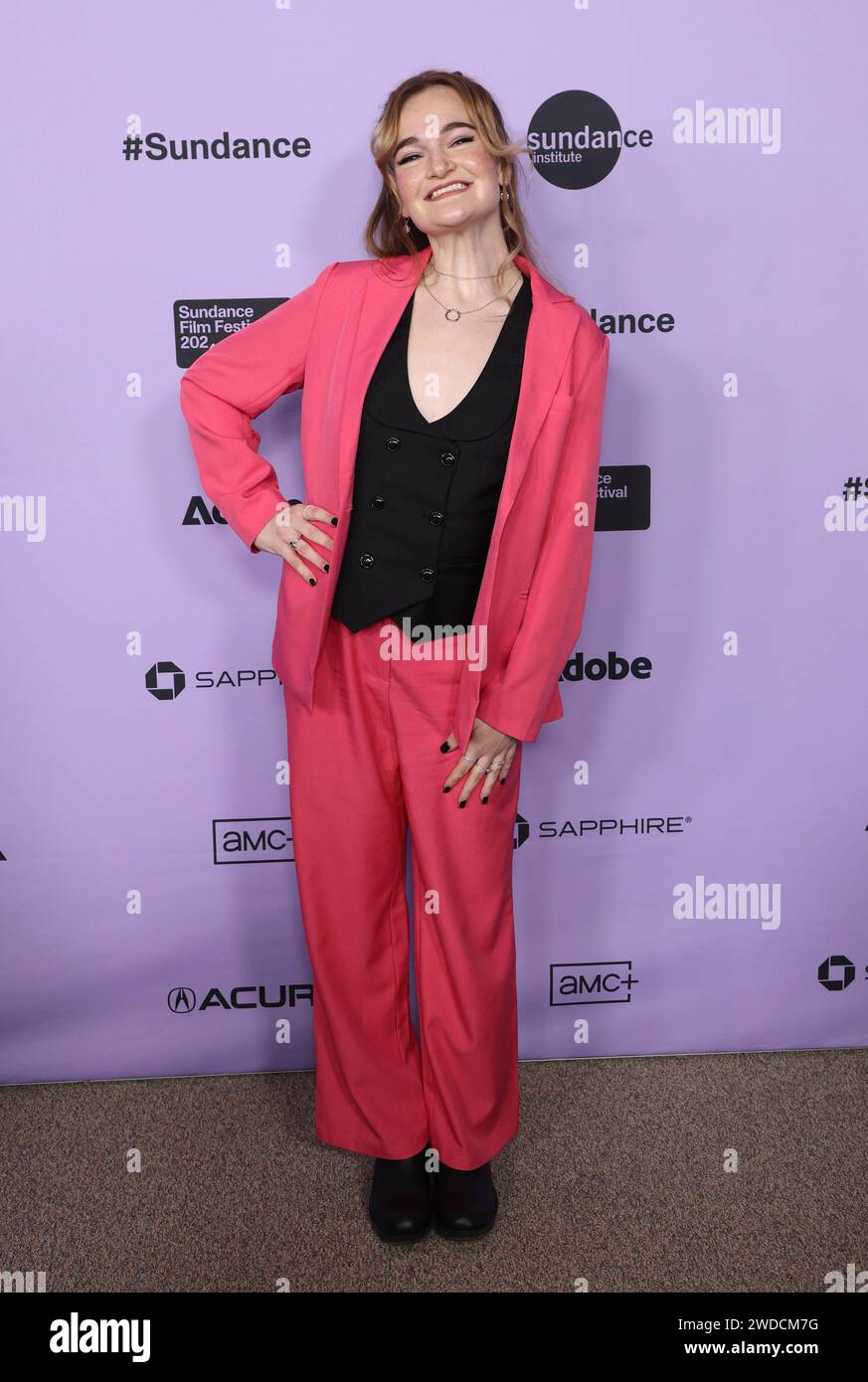 Park City, USA. 18th Jan, 2024. Maddie Rowan arriving to the “Girls ...