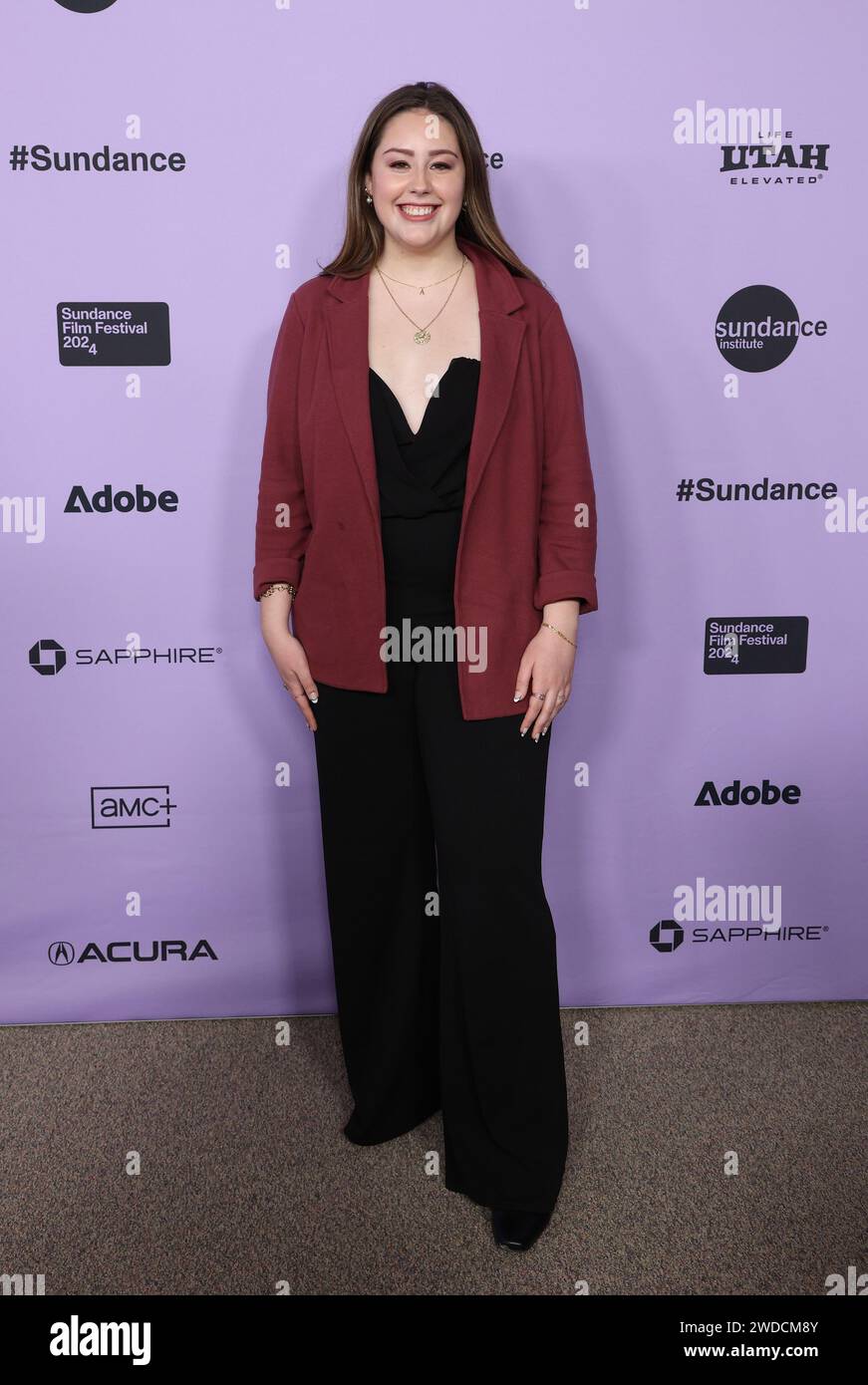 Park City, USA. 18th Jan, 2024. Anna Chellis arriving to the “Girls ...
