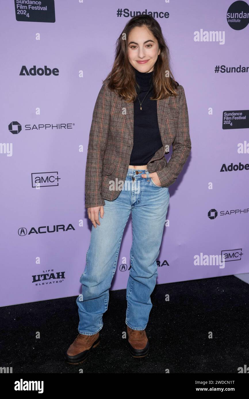 Madeline Weinstein attends the premiere of "Between the Temples" at the ...