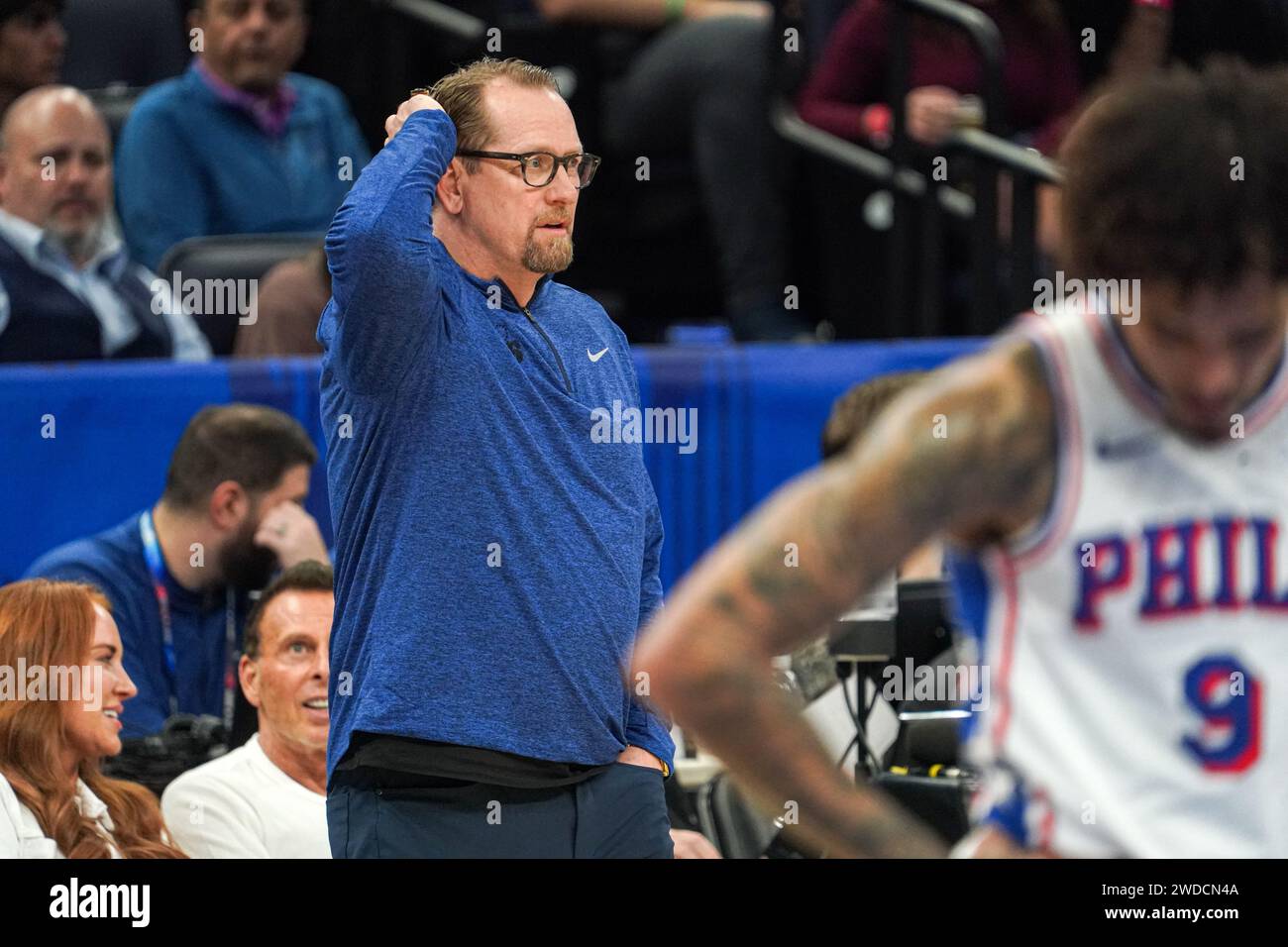 Orlando, Florida, USA, January 19, 2024, Philadelphia 76ers head coach ...