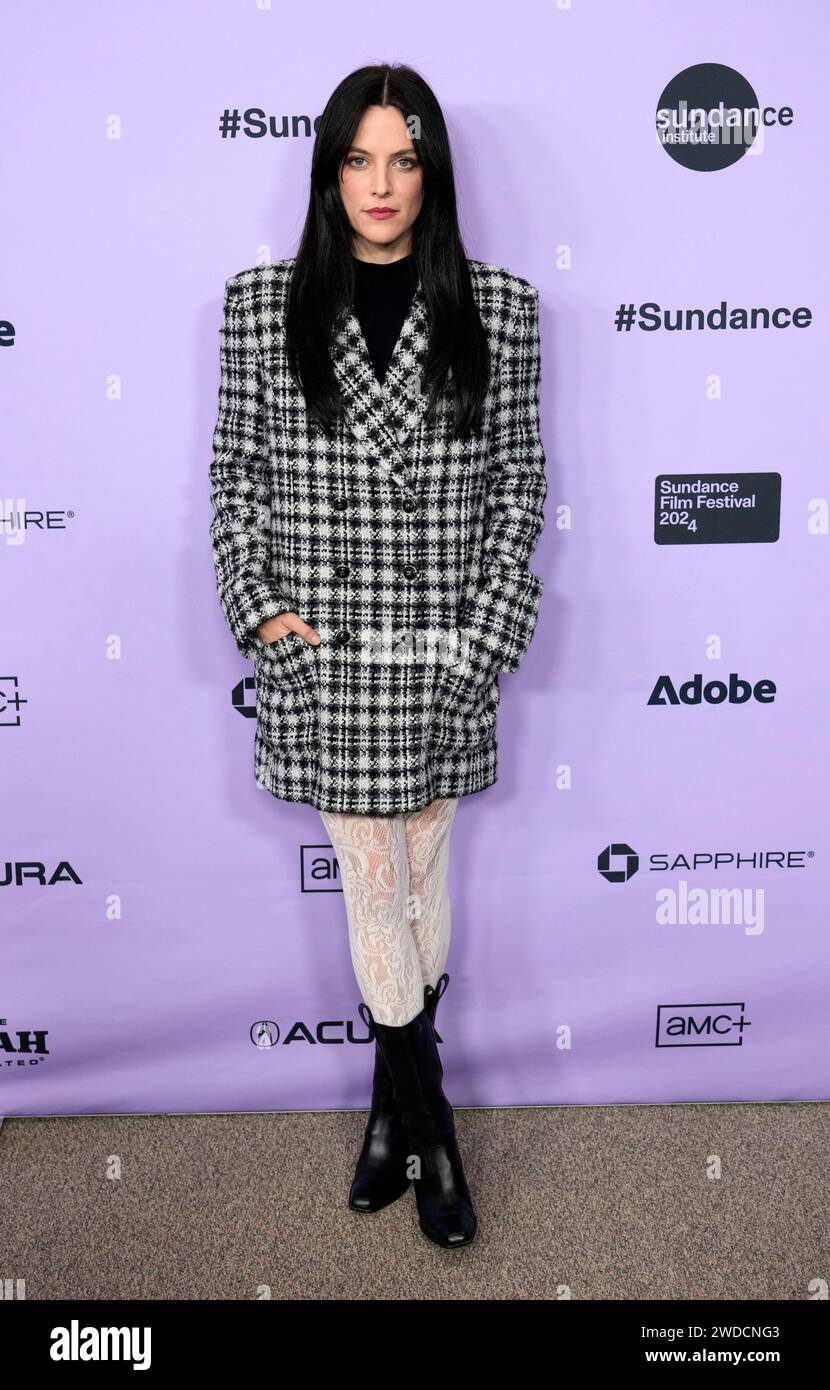 Riley Keough, a cast member in "Sasquatch Sunset," poses at the ...