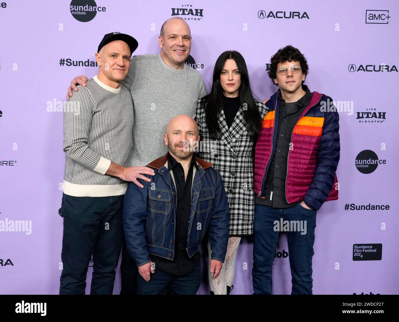 David Zellner, far left, and his brother Nathan Zellner, standing ...
