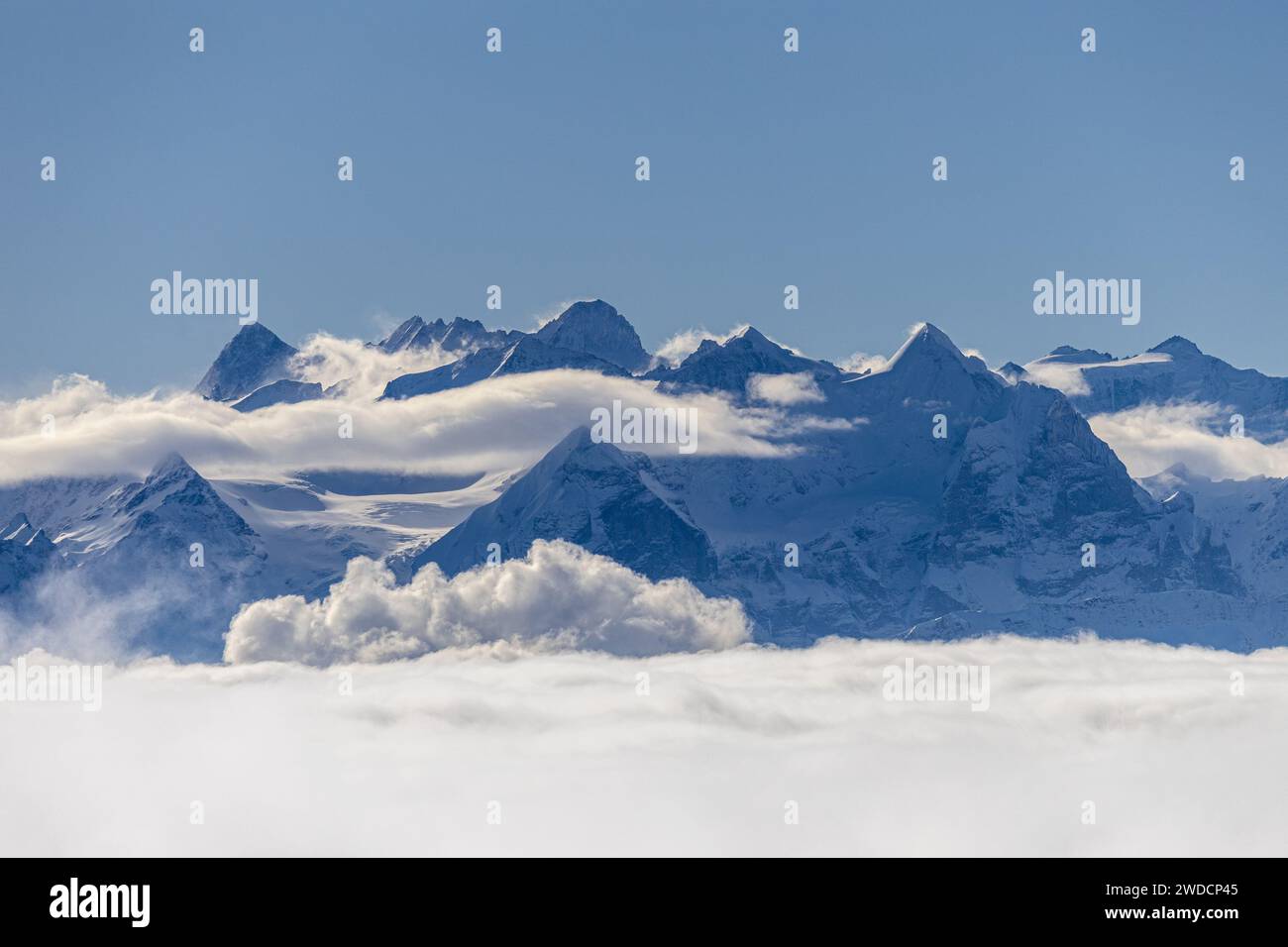 Kriens. 19th Jan, 2024. This photo taken on Jan. 19, 2024 shows the ...