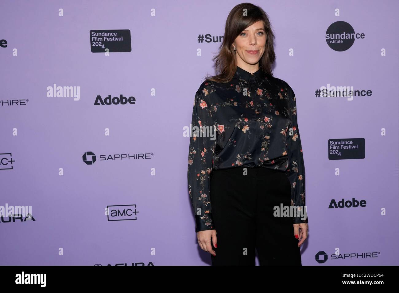 Nora Fingscheidt attends the premiere of "The Outrun" at the Library ...