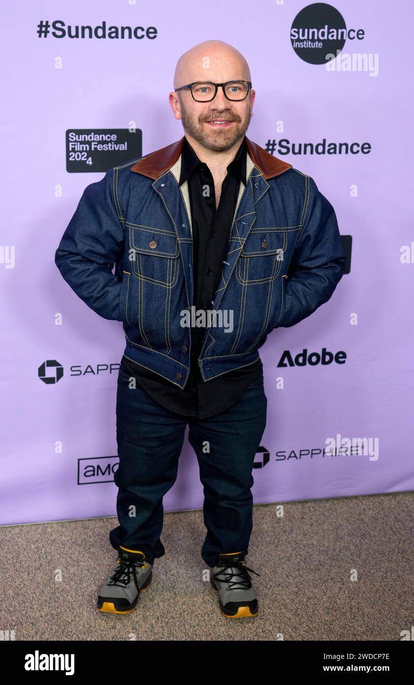 Christophe Zajac-Denek, a cast member in "Sasquatch Sunset," poses at ...