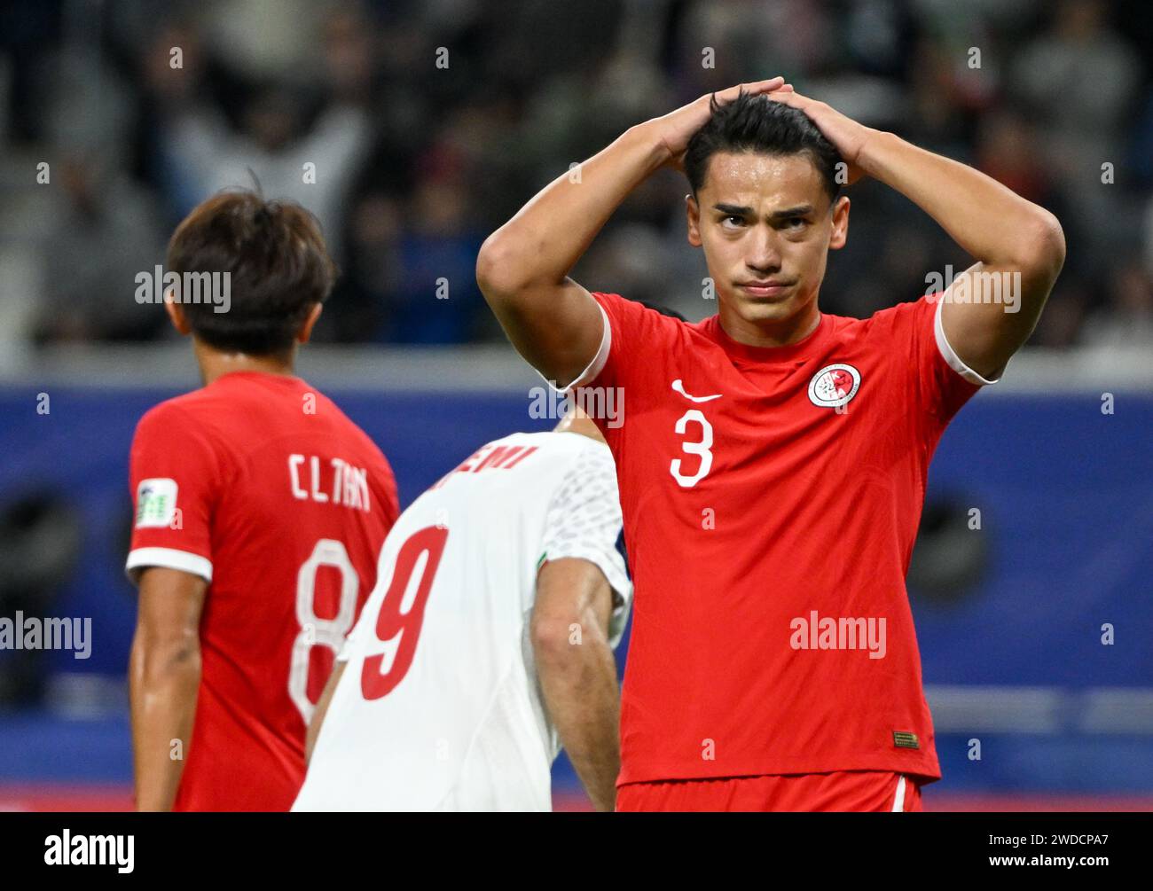 Doha, Qatar. 19th Jan, 2024. Oliver Benjamin Gerbig of China's Hong ...