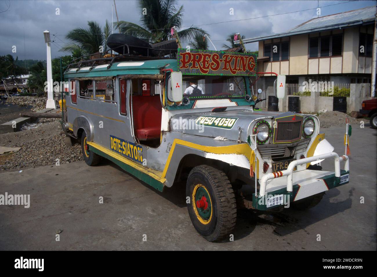 Colorful Jeepney, taken in 1999, Damaguette, Negros, Philippines Stock ...