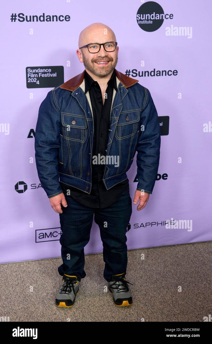Christophe Zajac-Denek poses at the premiere of the film "Sasquatch ...