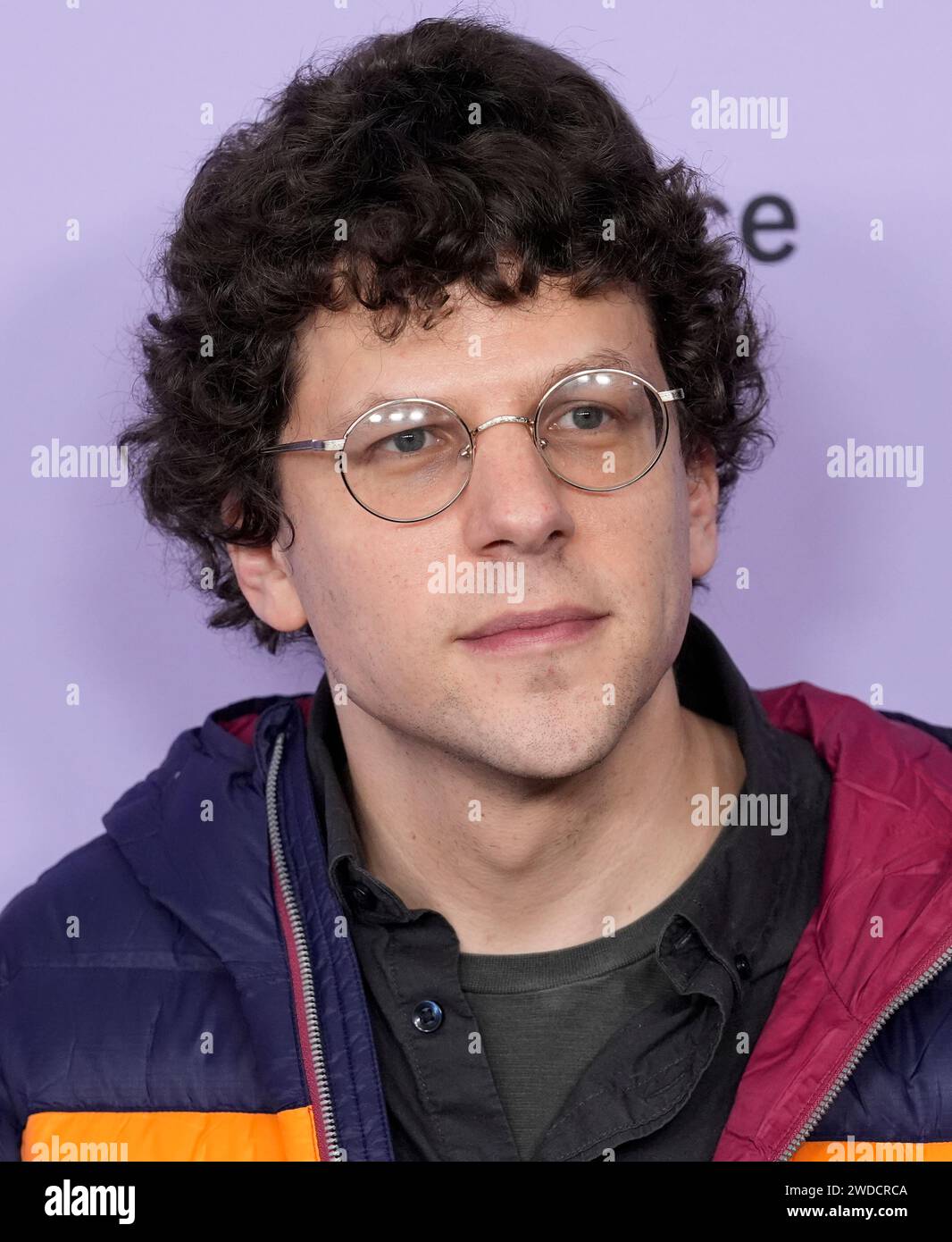 Jesse Eisenberg poses at the premiere of the film "Sasquatch Sunset" at ...