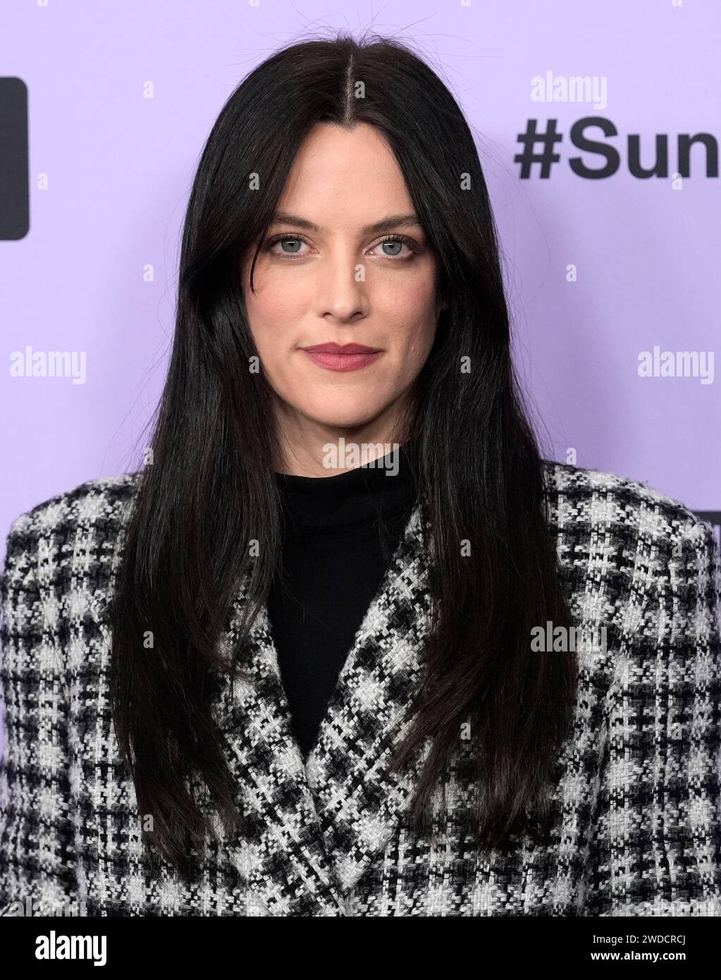 Riley Keough poses at the premiere of the film "Sasquatch Sunset" at ...