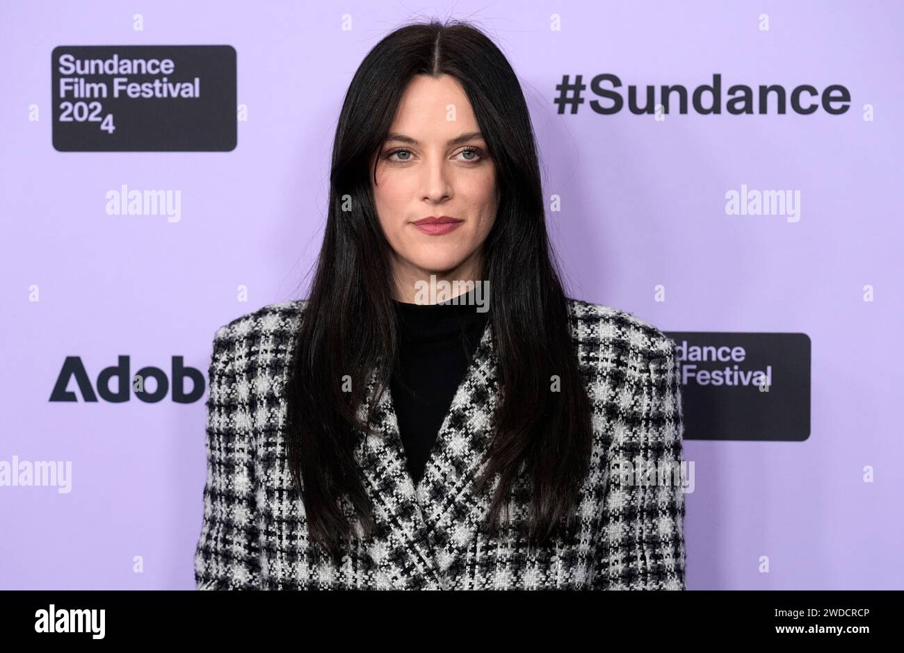 Riley Keough poses at the premiere of the film "Sasquatch Sunset" at ...