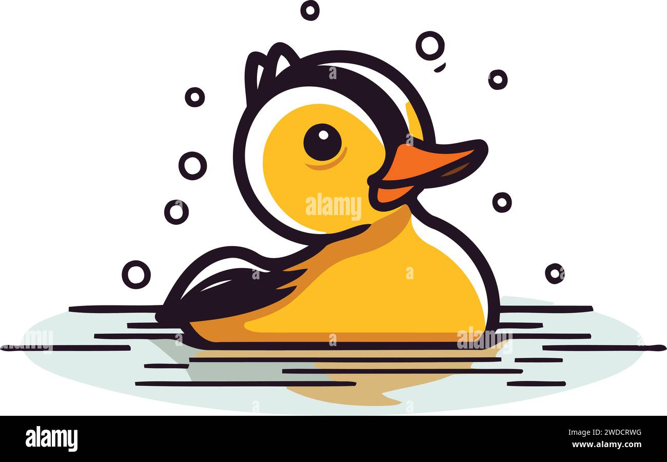 Cartoon yellow duck pool float hi-res stock photography and images - Alamy