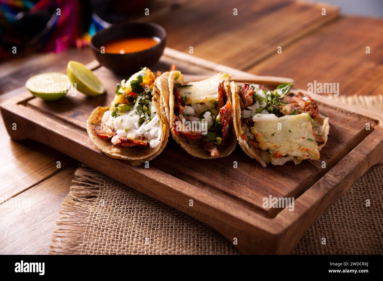 Tacos al pastor. Also known as Tacos de Trompo, they are the most ...