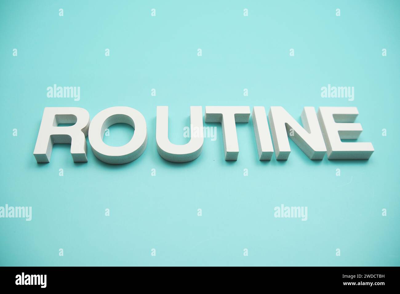 Daily routine word on hi-res stock photography and images - Alamy