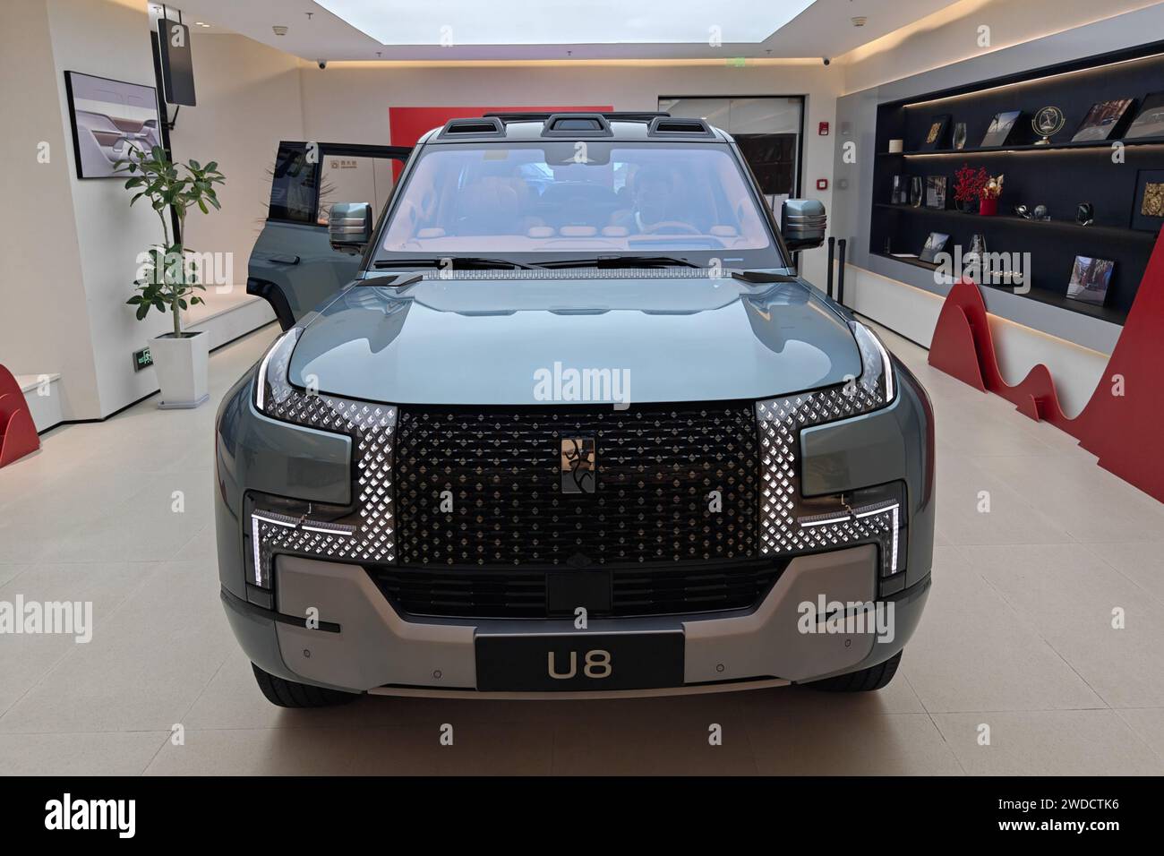 SHANGHAI, CHINA - JANUARY 19, 2024 - A model of the premium brand ...