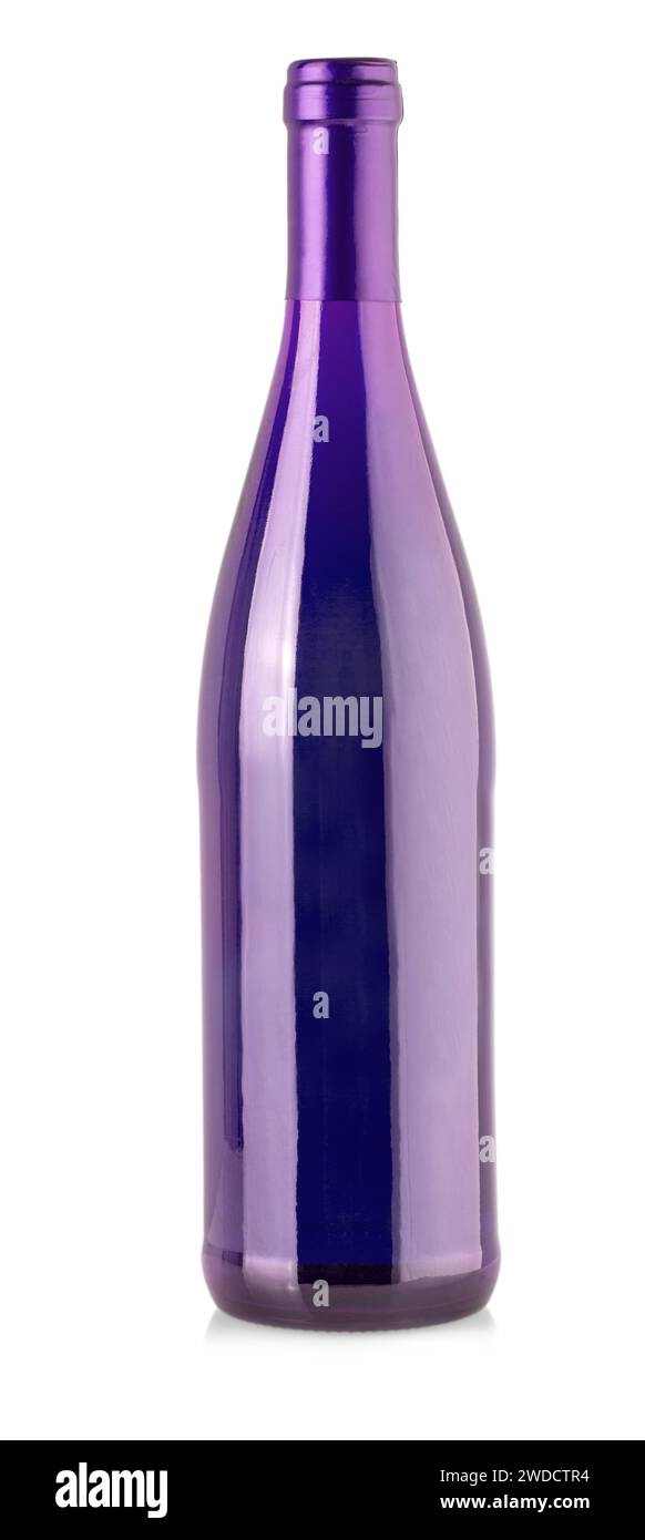 The pink bottle isolated on white background with clipping path Stock ...