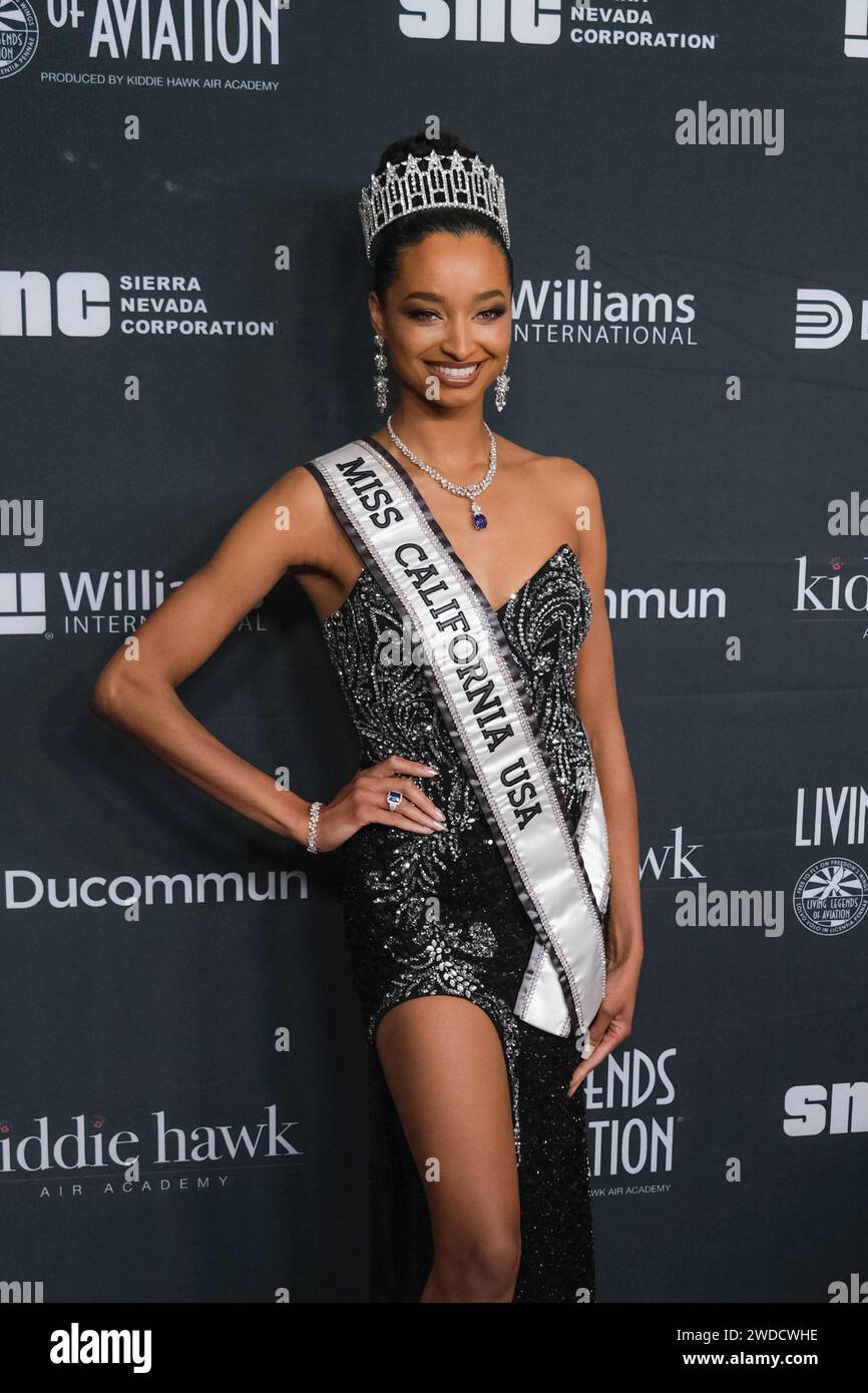 Beverly Hills, USA. 19th Jan, 2024. Tianna Clark arrives at the 21st ...