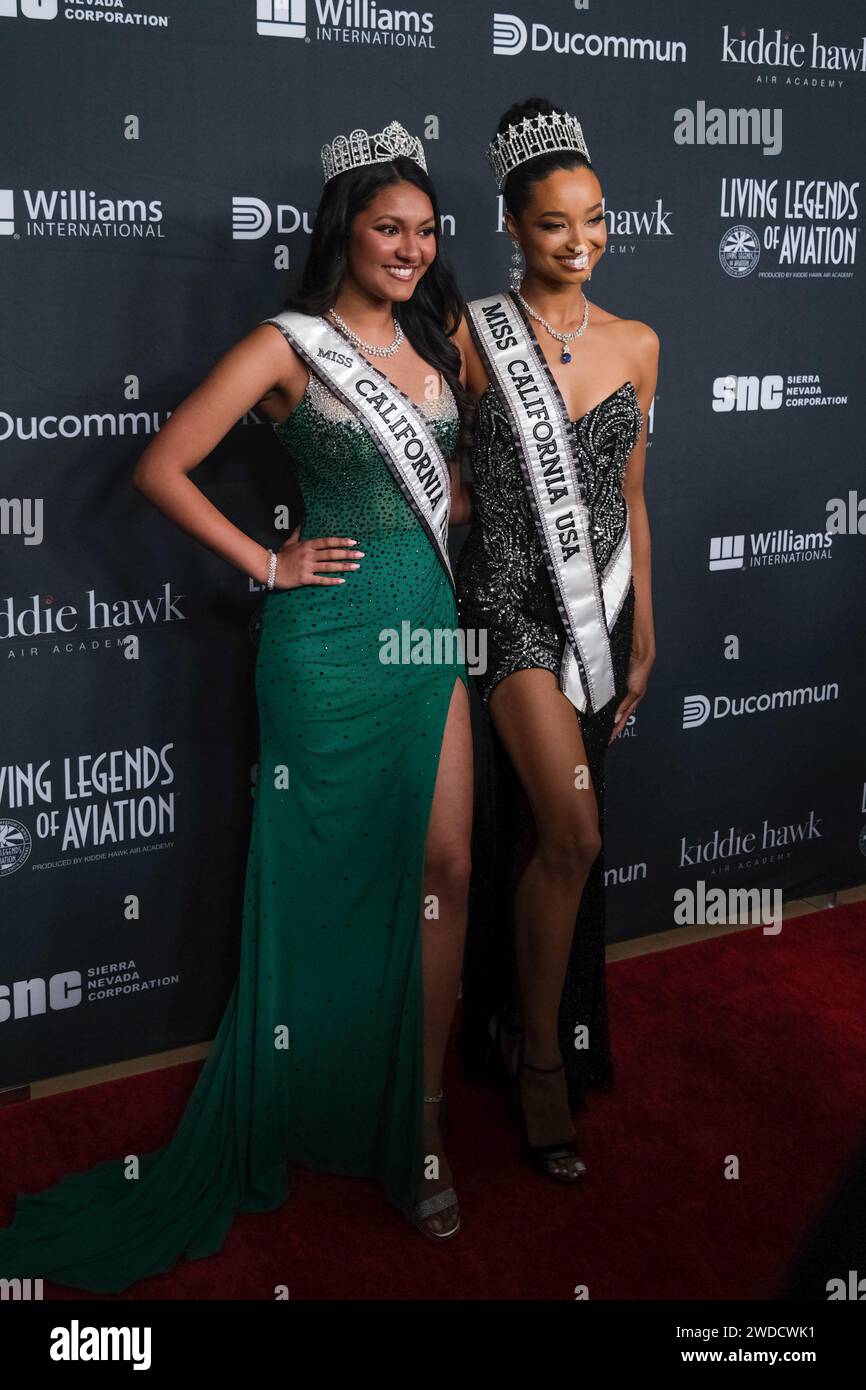 Beverly Hills, USA. 19th Jan, 2024. Tianna Clark and Taliya Peiris ...