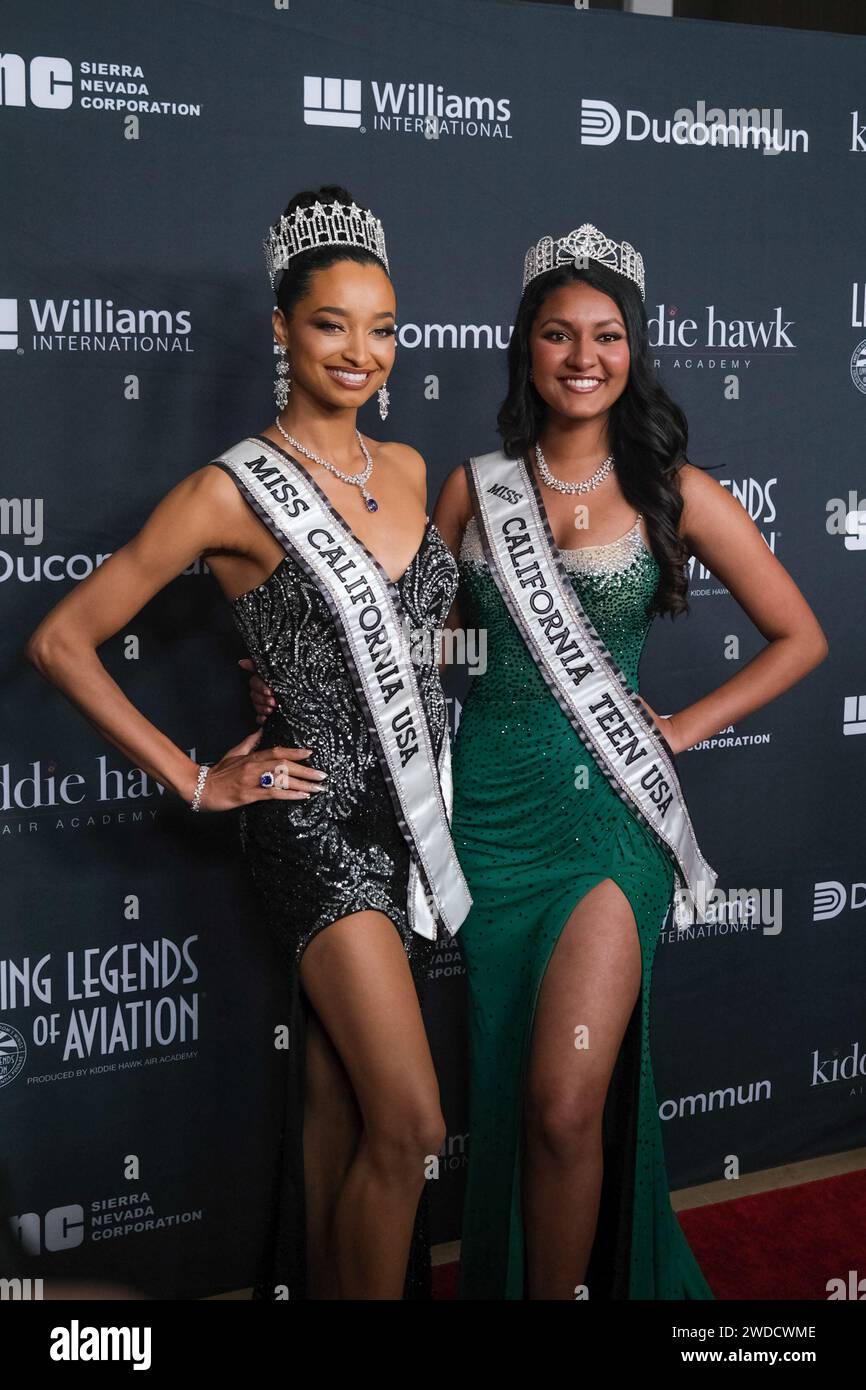 Beverly Hills, USA. 19th Jan, 2024. Tianna Clark and Taliya Peiris ...
