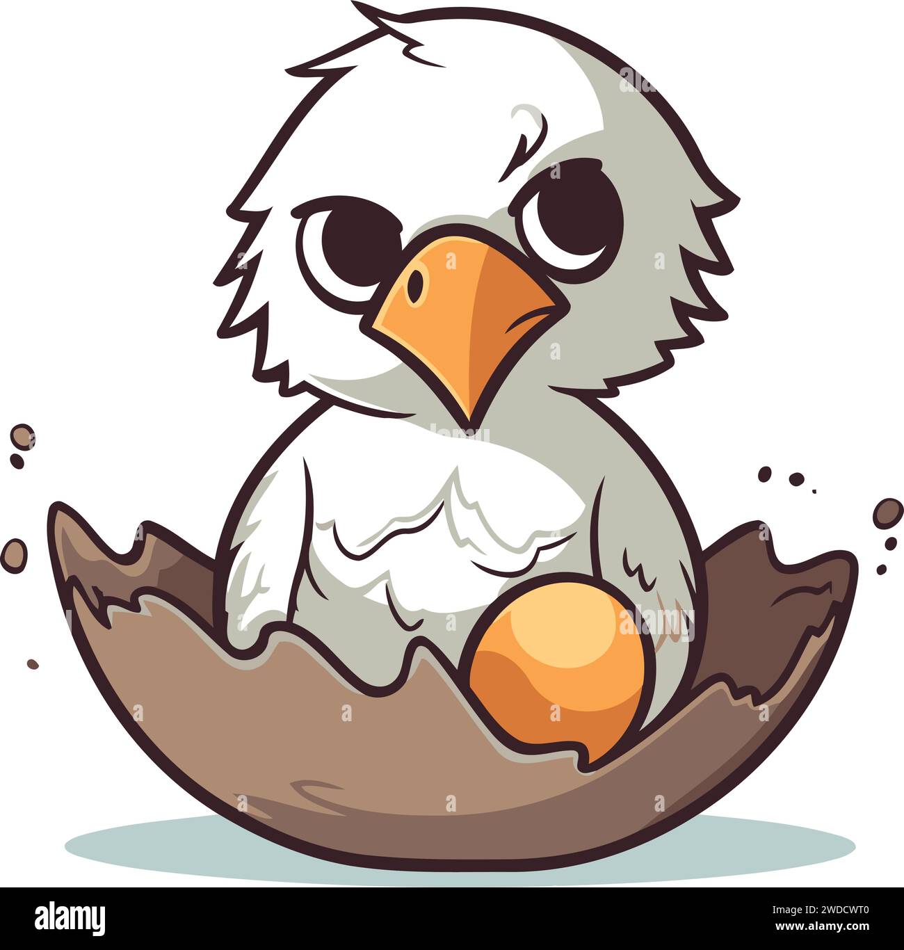 Eagle baby egg cartoon hi-res stock photography and images - Alamy