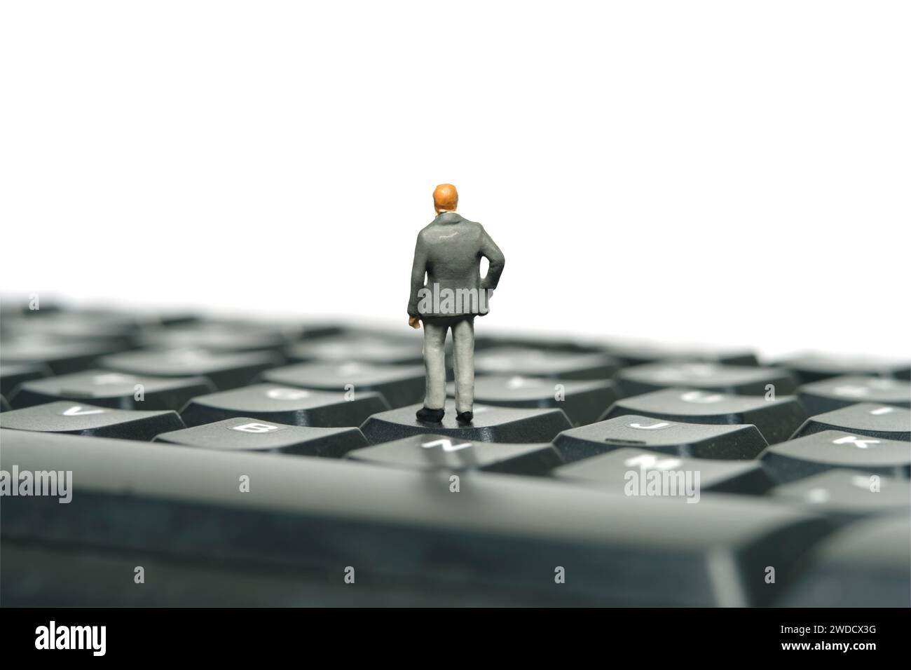 Miniature tiny people toy figure photography. Business concept ...