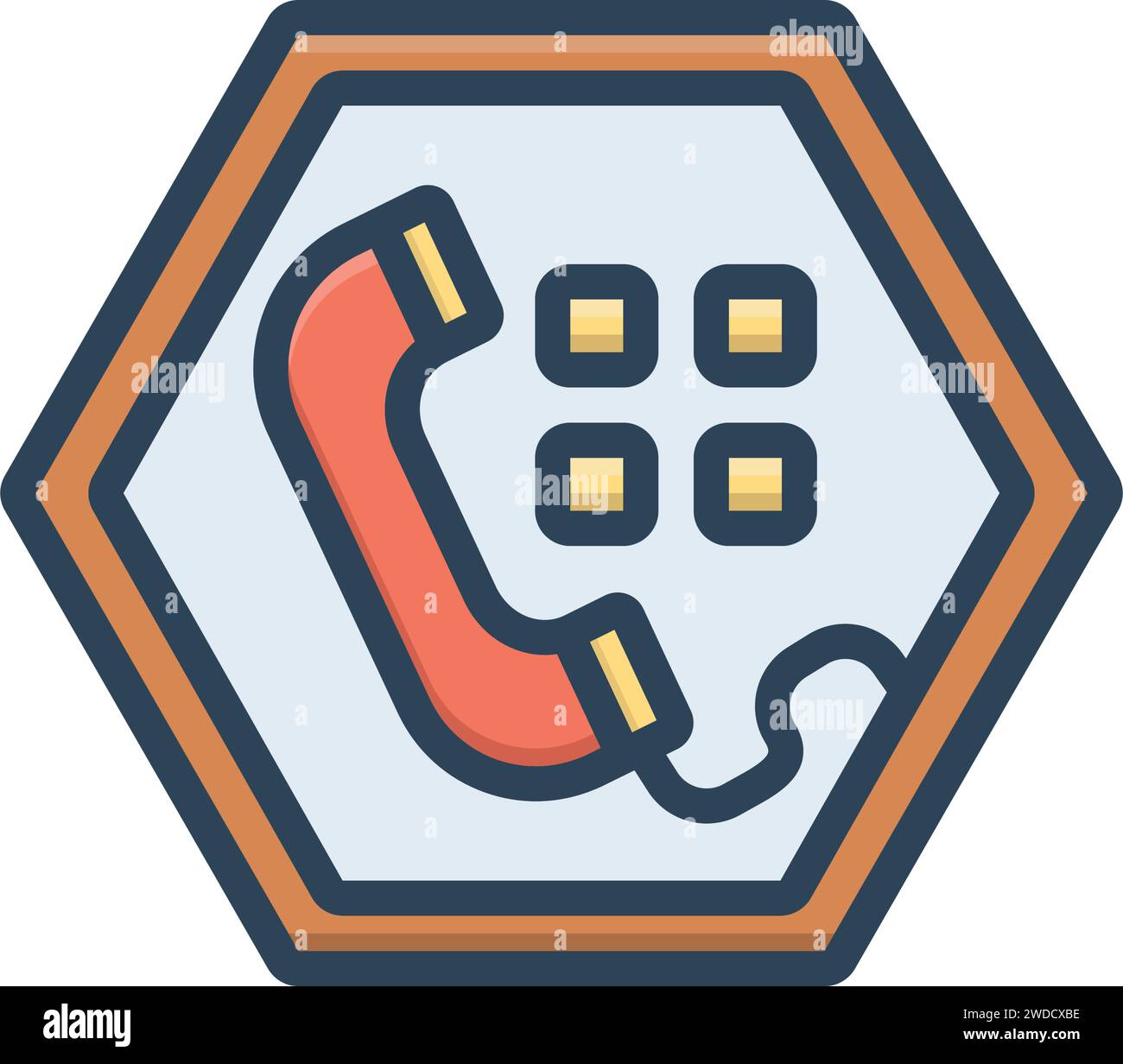 Tel icon vector vectors hi-res stock photography and images - Alamy