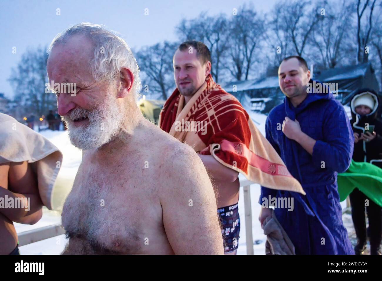 Epiphany russia bathing hi-res stock photography and images - Alamy