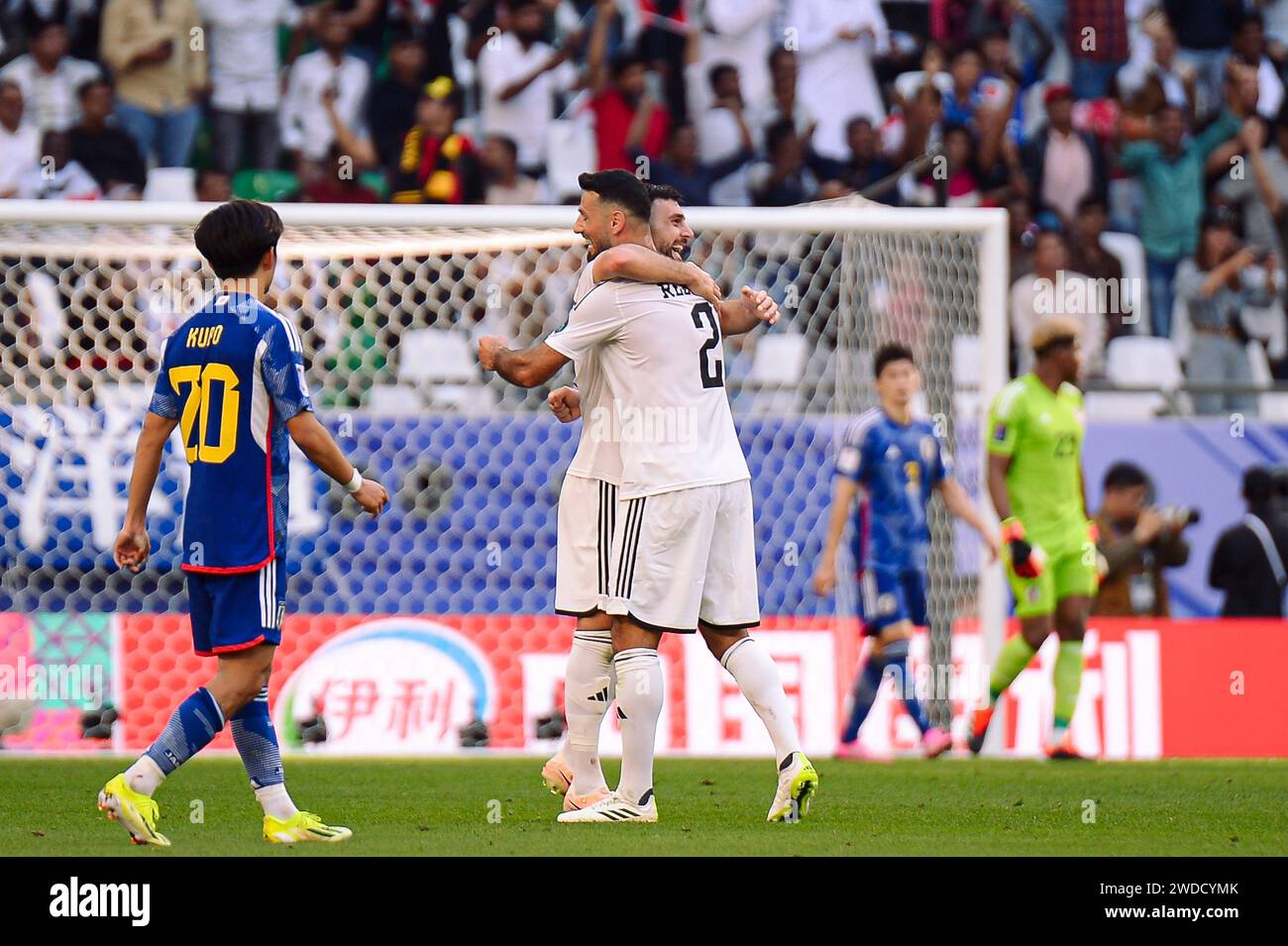 Doha, Qatar. 19 January, 2024. Iraq v Japan ：Group D - AFC Asian Cup ...