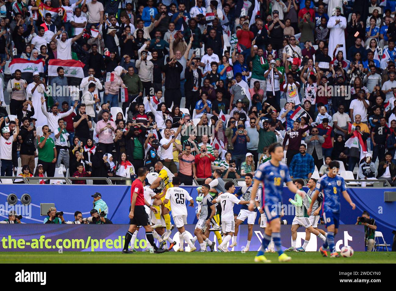Doha, Qatar. 19 January, 2024. Iraq v Japan ：Group D - AFC Asian Cup ...