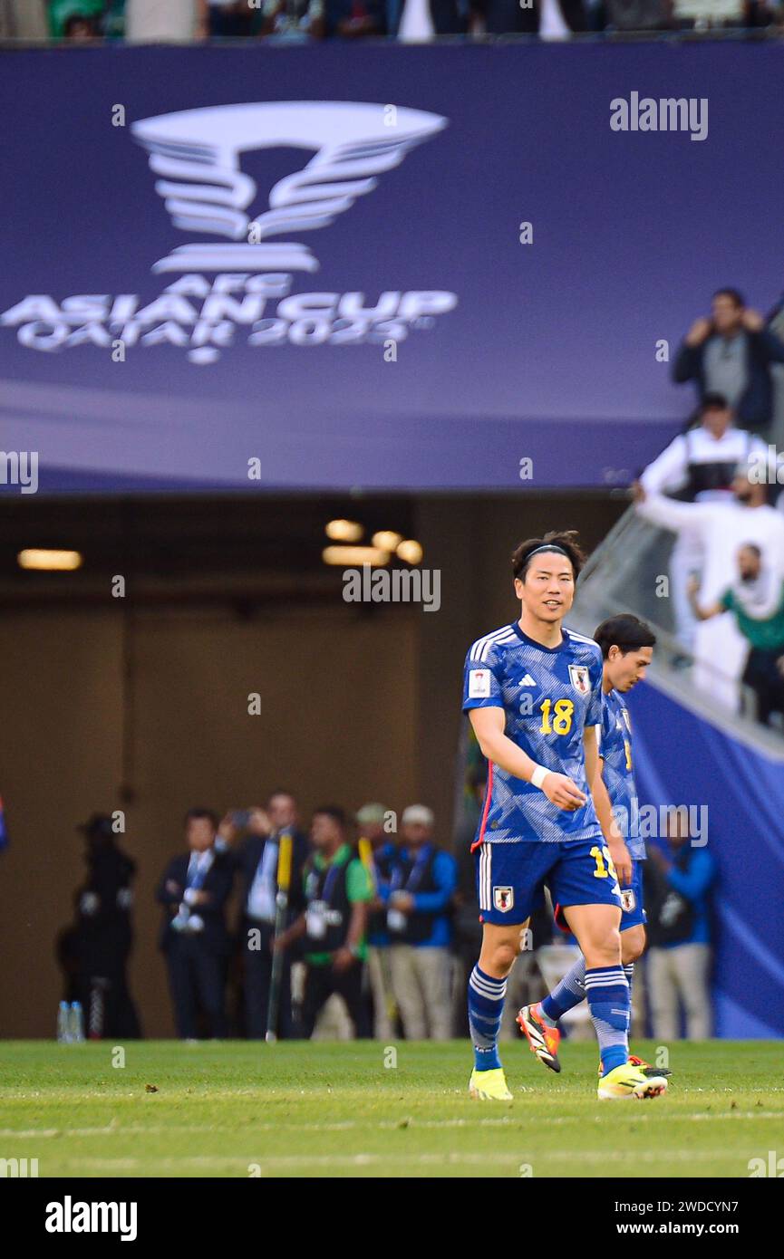 Doha, Qatar. 19 January, 2024. Iraq v Japan ：Group D - AFC Asian Cup ...