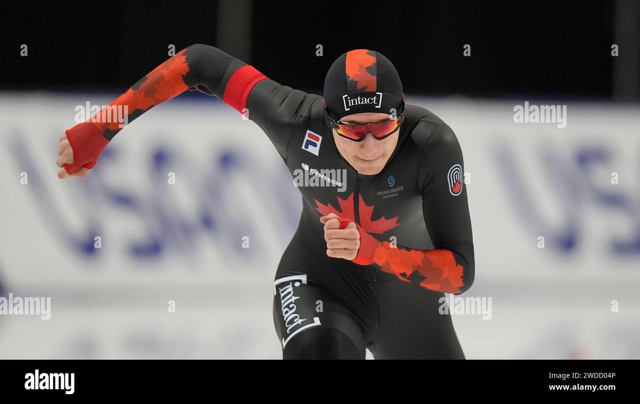 Canada's Connor Howe competes during the men's 1,500 meters at the Four ...