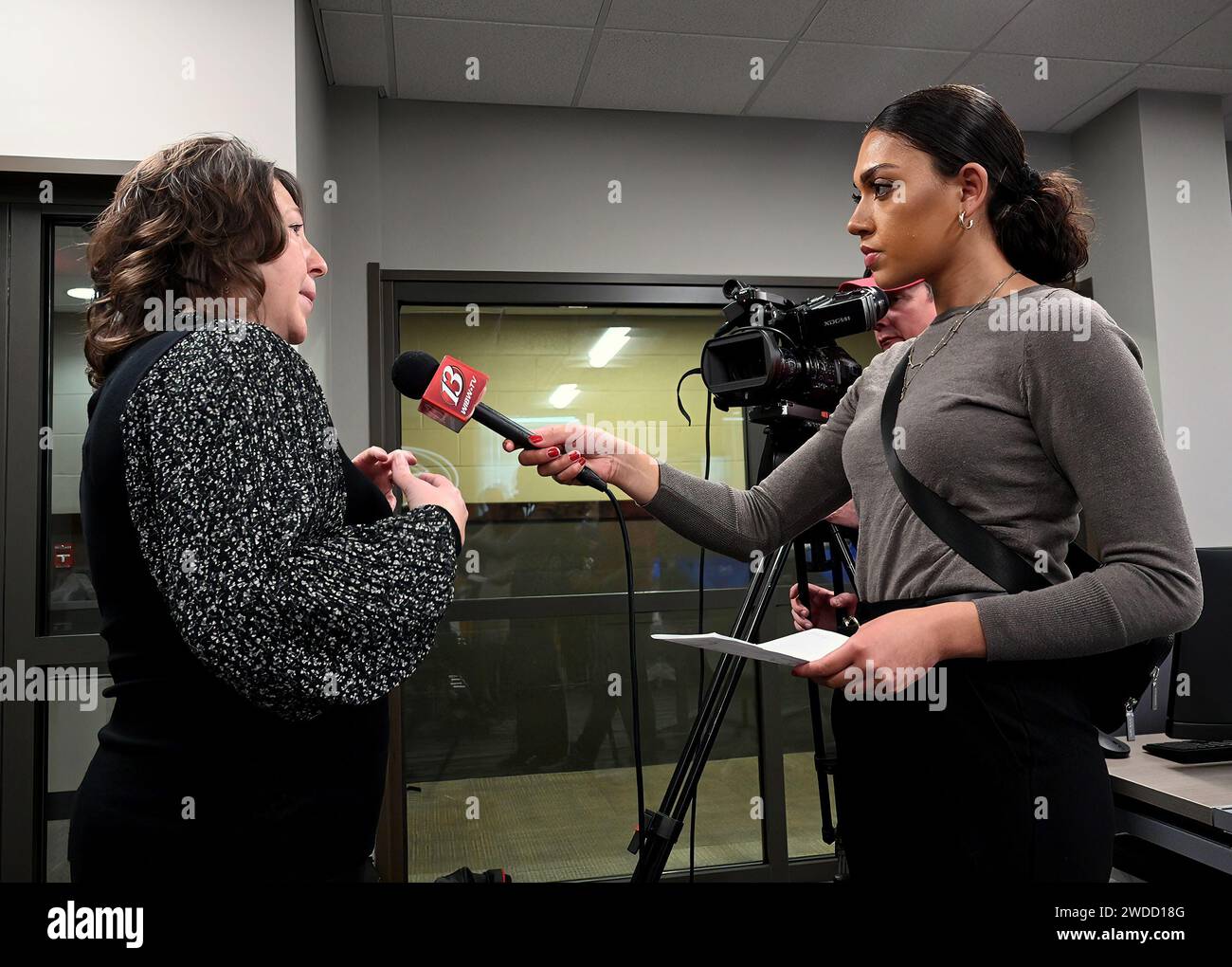 EMPORIA, KANSAS - JANUARY 19, 2024 CyROC director Leticia Rust is ...
