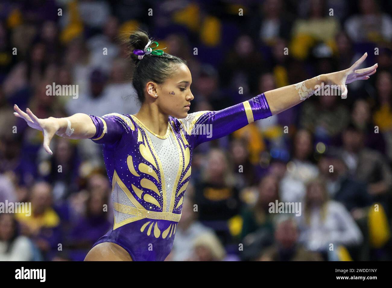 Baton Rouge, USA. 19th Jan, 2024. January 19, 2024: LSU's Haleigh ...