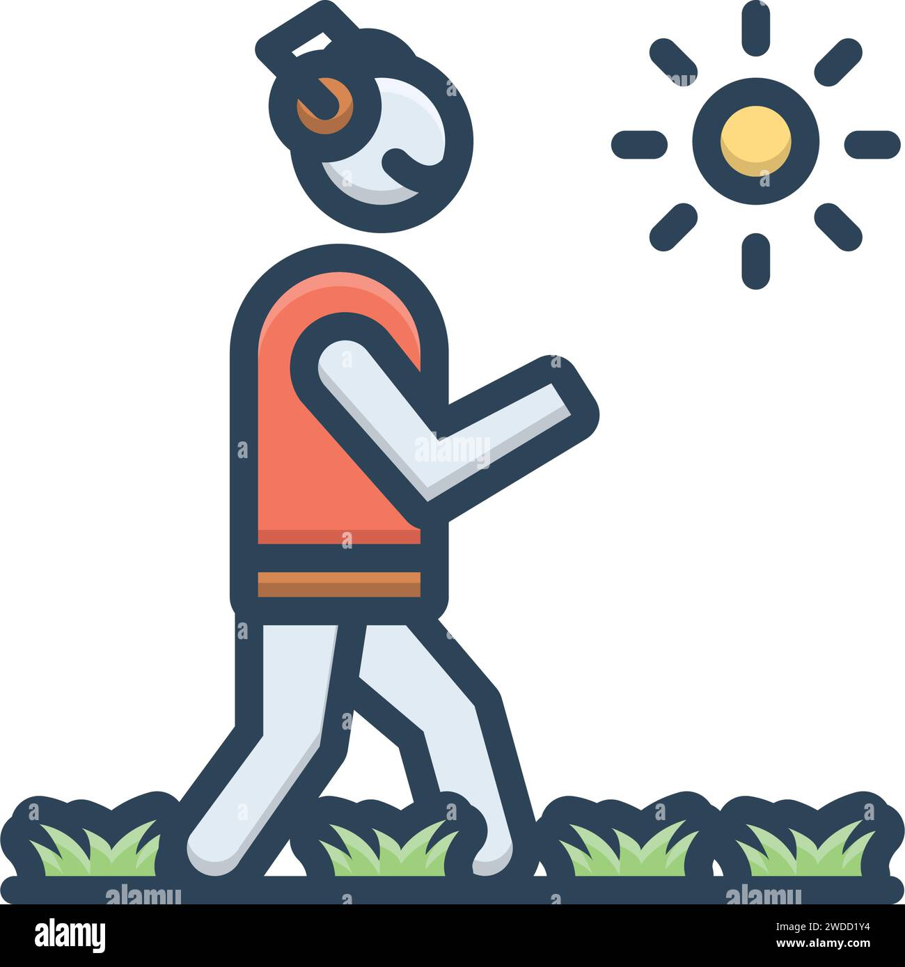 Icon for walking,wander Stock Vector Image & Art - Alamy