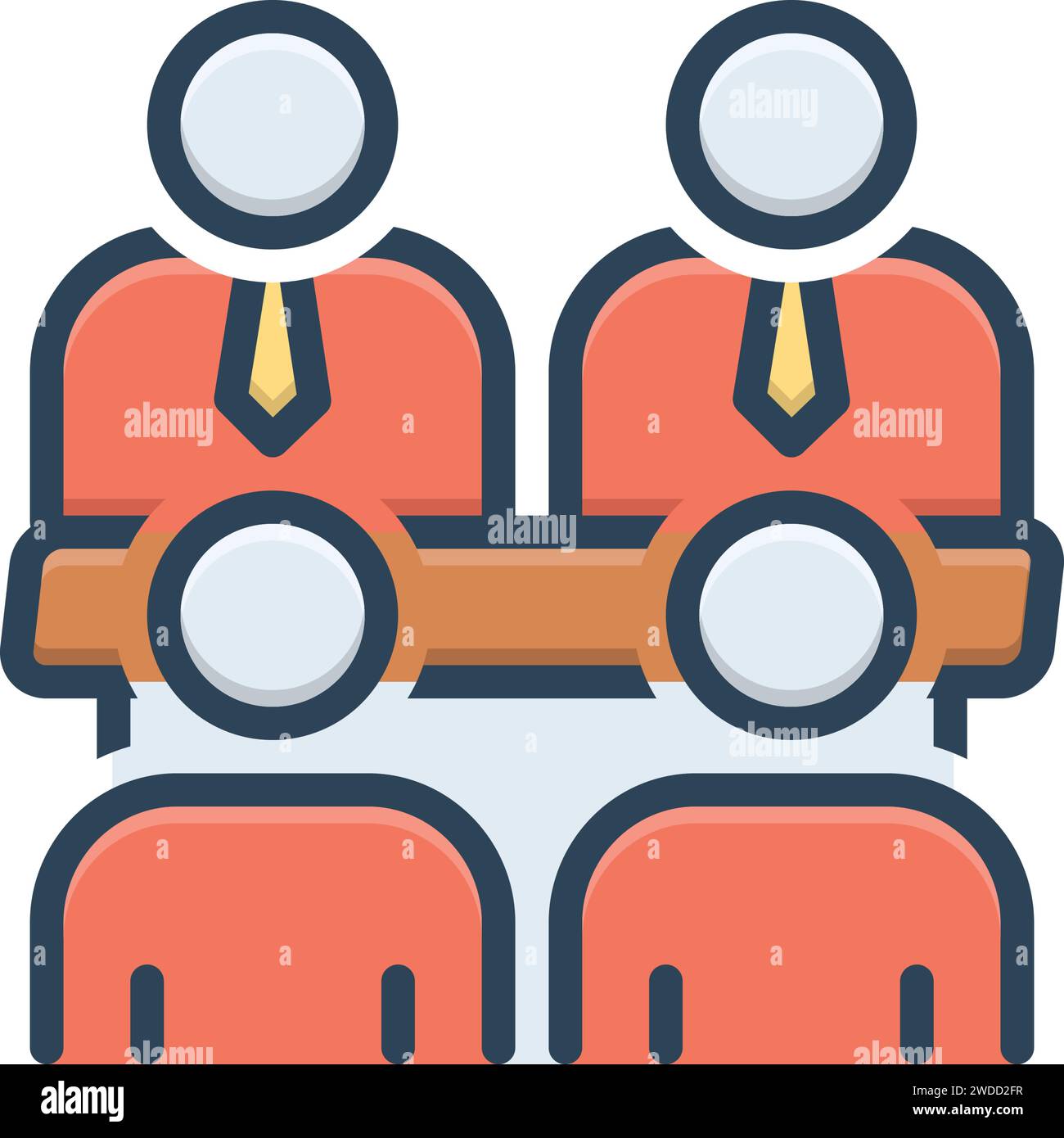 Board meeting Stock Vector Images - Alamy
