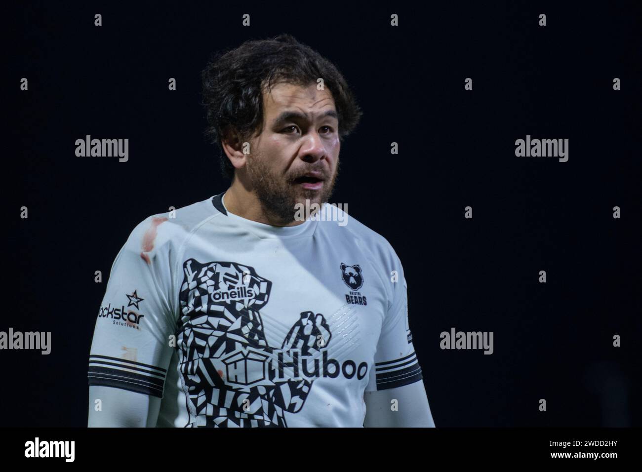 Galway, Ireland. 20th Jan, 2024. Steven Luatua of Bristol Bears during ...