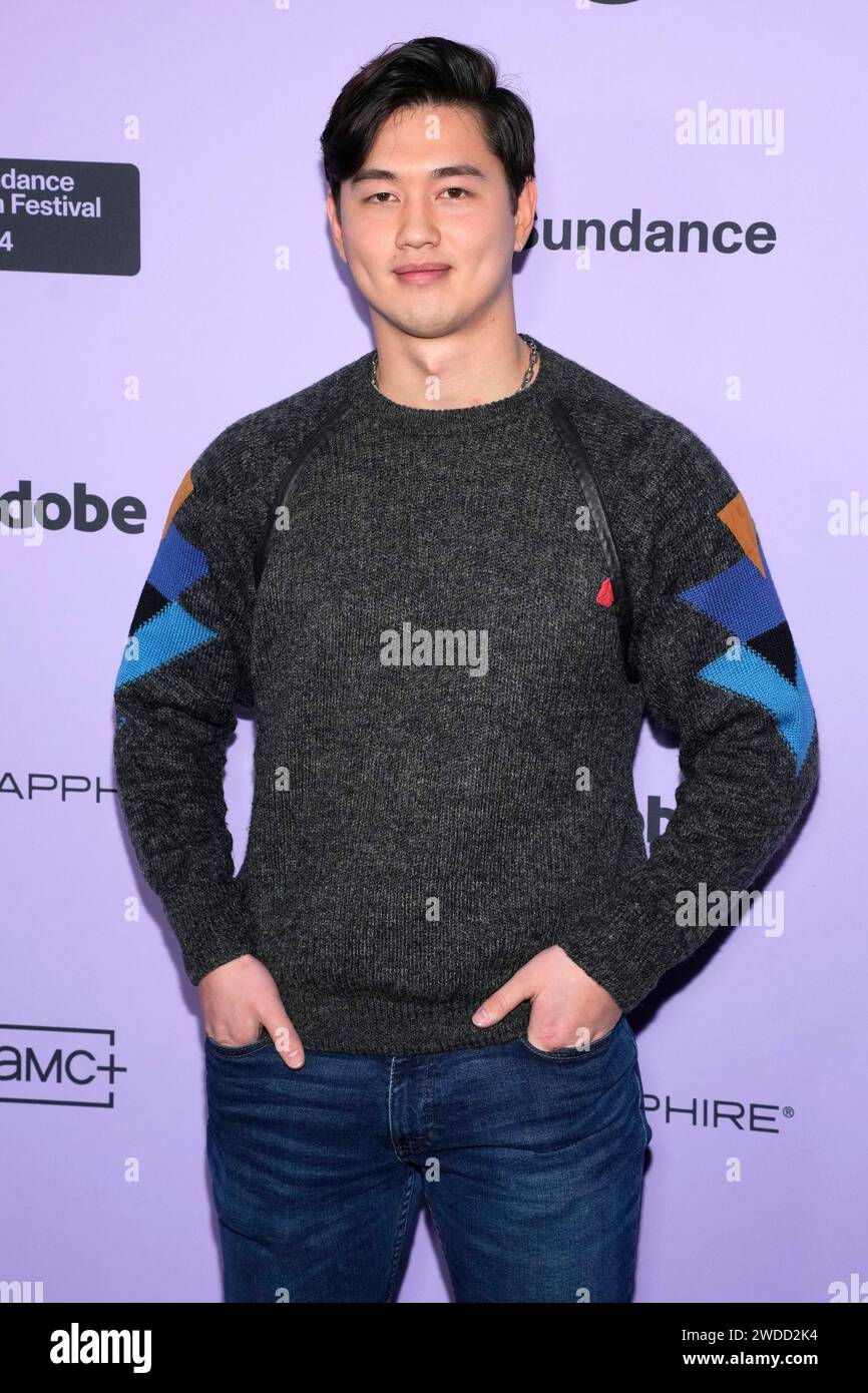 Eddy Maday attends the premiere of "Presence" at the Library Center ...