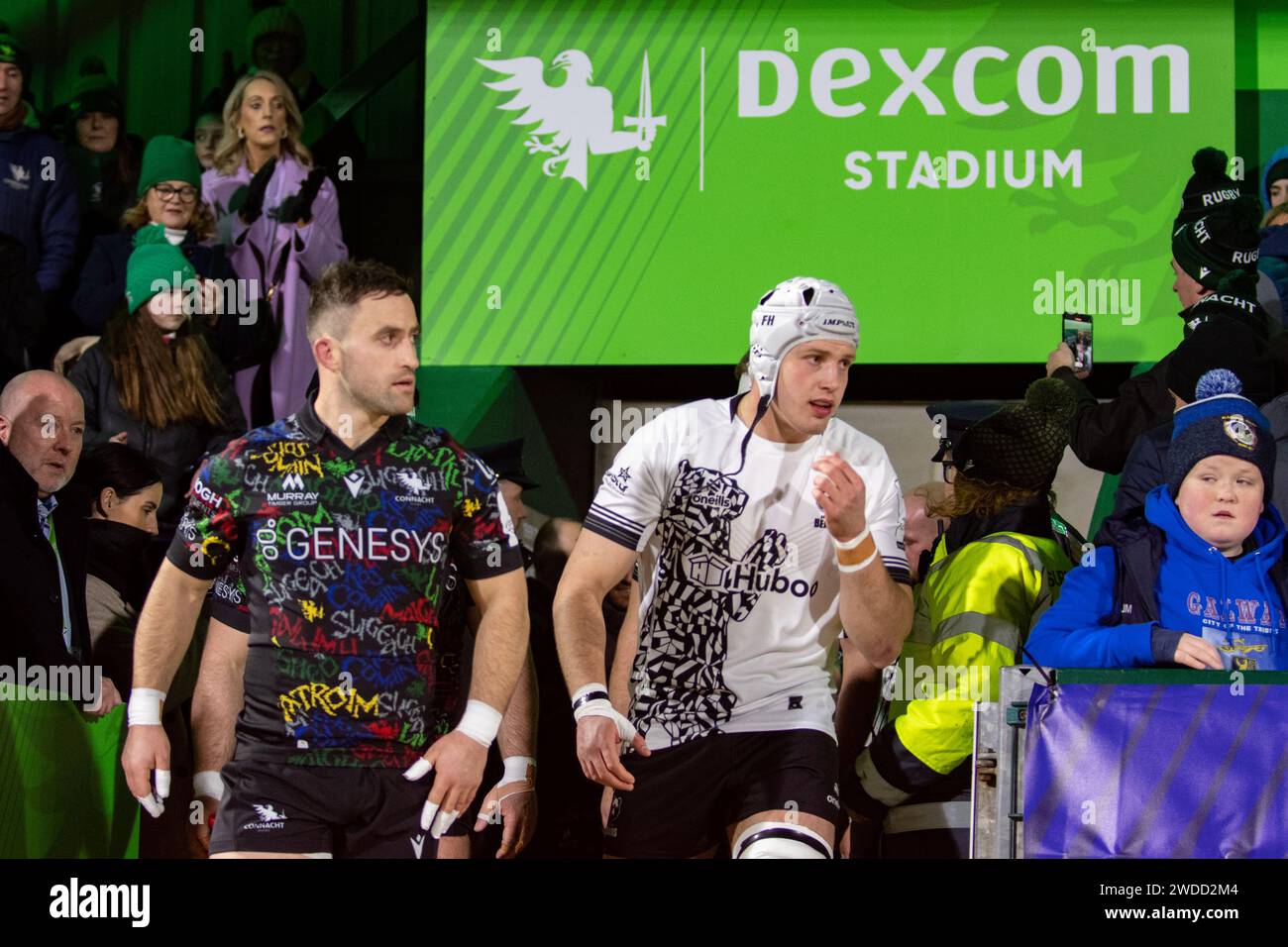 Galway, Ireland. 20th Jan, 2024. Caolin Blade of Connacht and Fitz ...