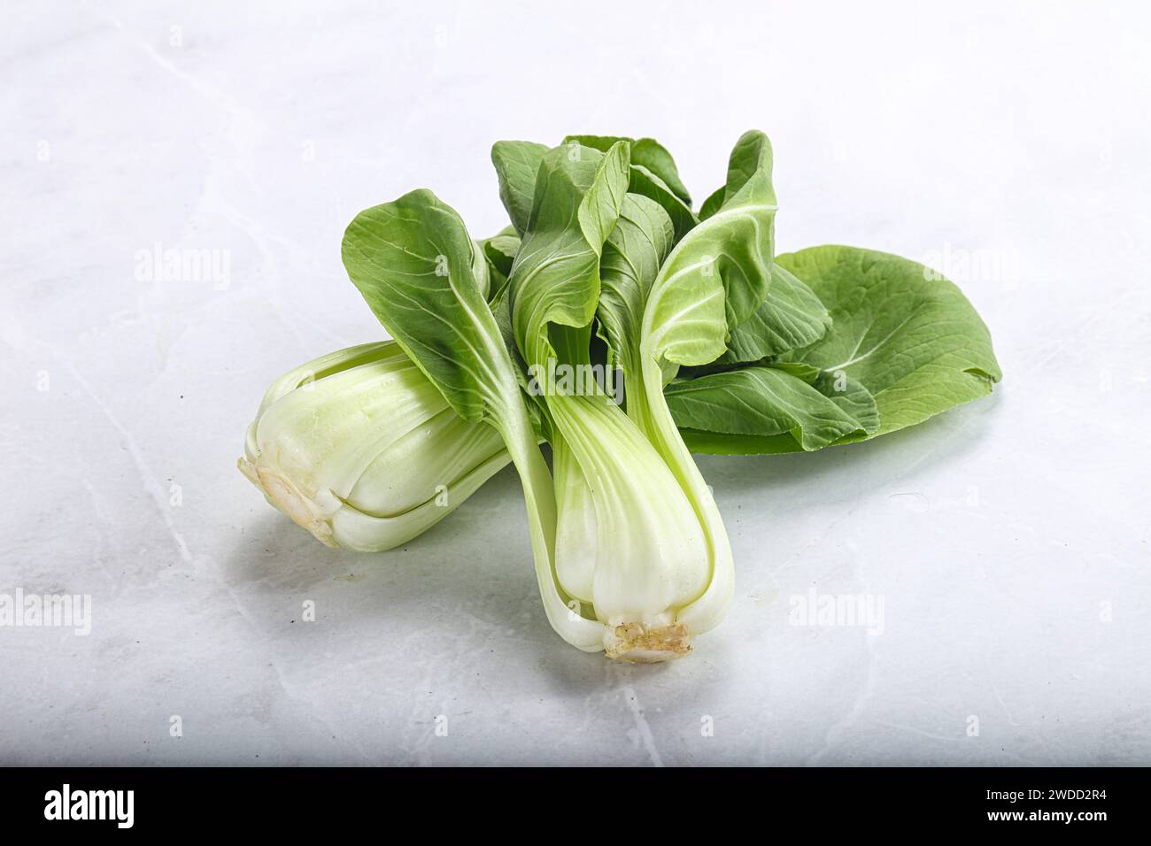 Asian cuisine fresh raw salad Pak Choi heap Stock Photo - Alamy