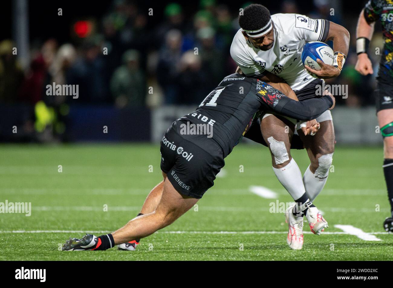 Galway, Ireland. 20th Jan, 2024. Kalaveti Ravouvou of Bristol Bears ...