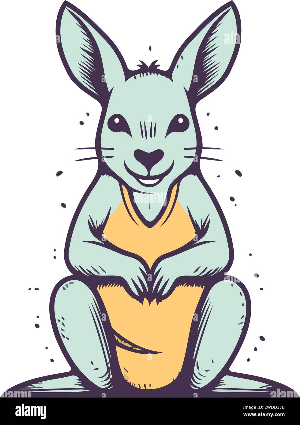 Cartoon hare Cut Out Stock Images & Pictures - Alamy