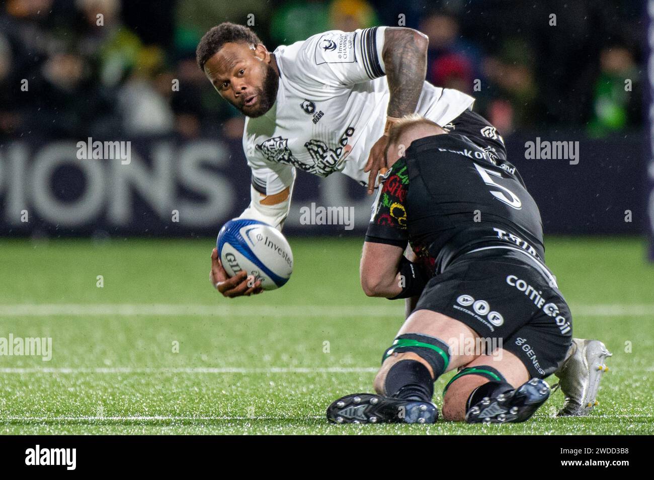 Galway, Ireland. 20th Jan, 2024. Virimi Vakatawa of Bristol Bears ...
